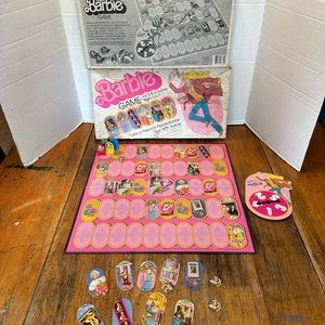 Barbie | Games | Vintage Golden The Barbie Board Game 47622 198 ...